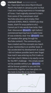 Testimonials - Mentfx Trading Mentorship