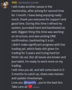 Testimonials - Mentfx Trading Mentorship