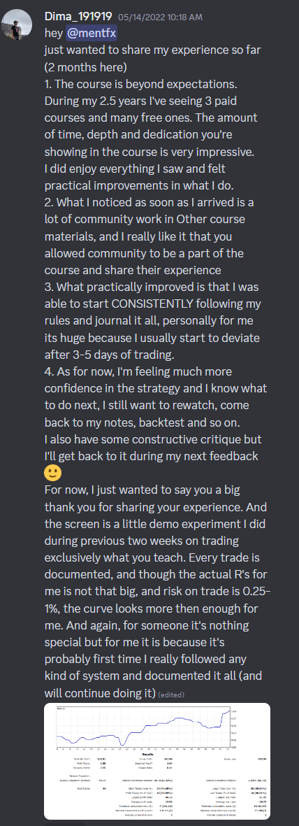 Testimonials - Mentfx Trading Mentorship
