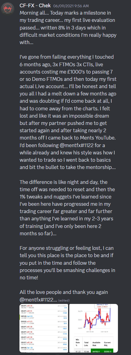 Testimonials - Mentfx Trading Mentorship
