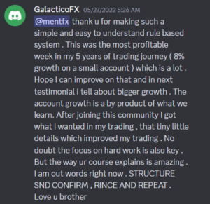 Testimonials - Mentfx Trading Mentorship